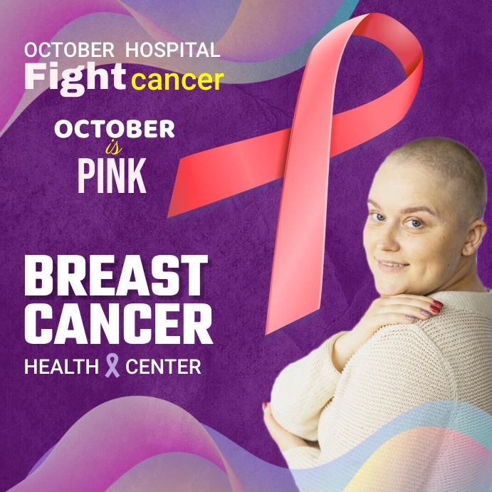 breast cancer ad design template | PosterMyWall