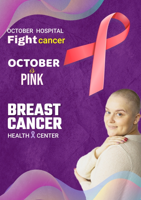 breast cancer ad design template | PosterMyWall