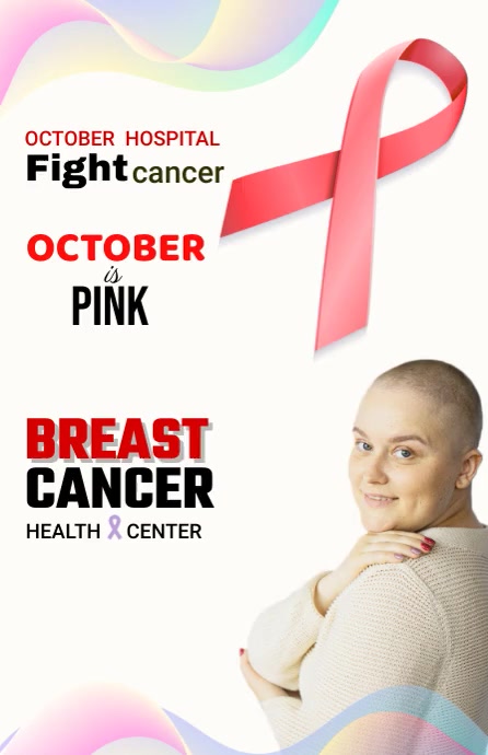 breast cancer ad design video template | PosterMyWall