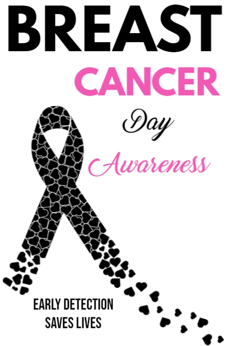 breast cancer advert, breast cancer awarenes Template | PosterMyWall