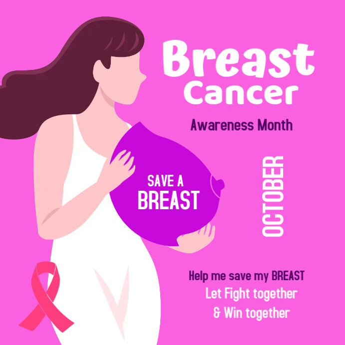 Copy of Breast cancer Aware | PosterMyWall