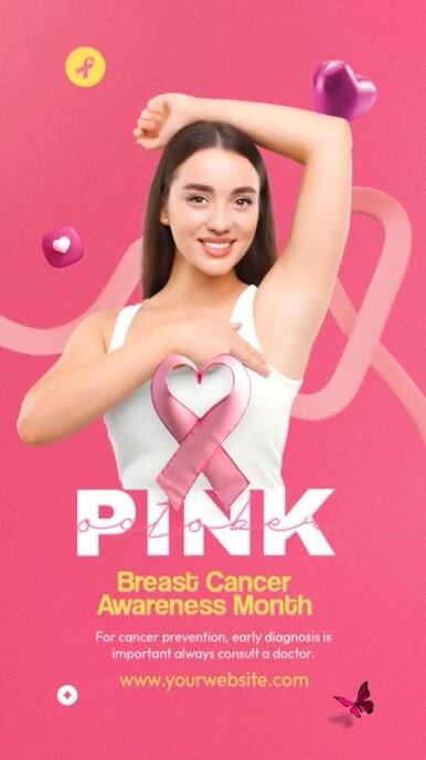Breast Cancer Awareness Ad Template | PosterMyWall
