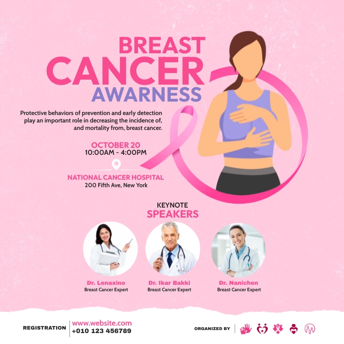 Copy of Breast Cancer Awareness Conference | PosterMyWall