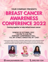 Breast Cancer Conference Flyer Template | PosterMyWall