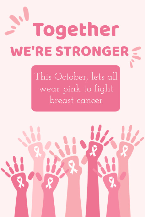 Breast Cancer Awareness Template | PosterMyWall