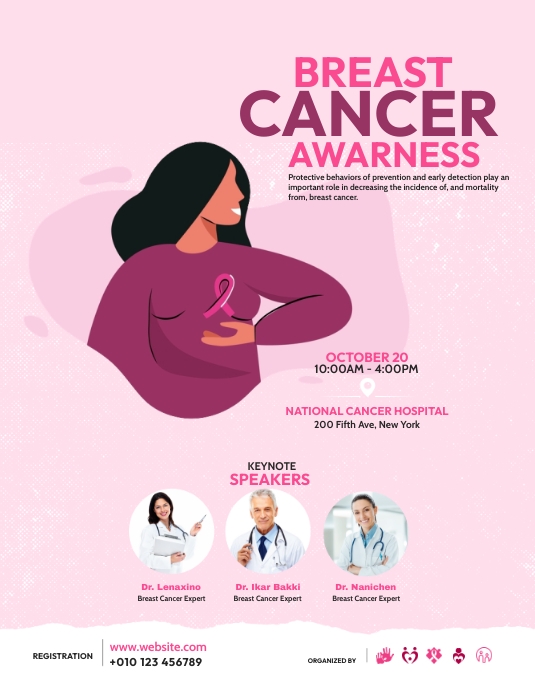 Breast Cancer Awareness Template | PosterMyWall