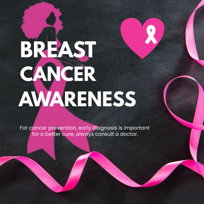 BREAST CANCER AWARENESS Template | PosterMyWall