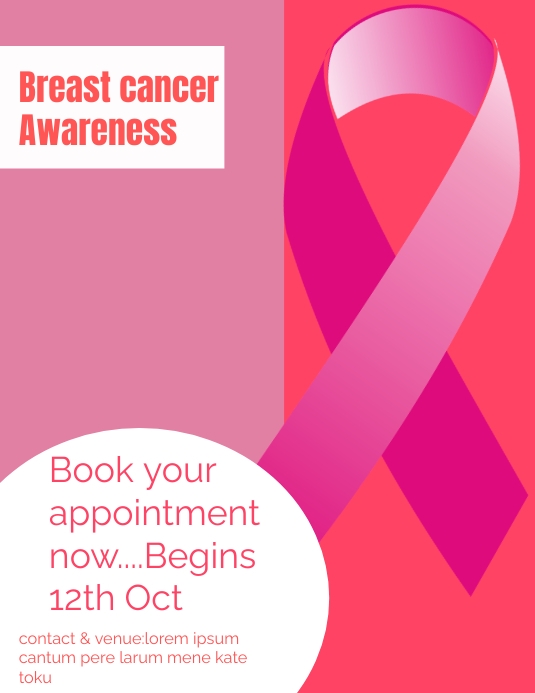 breast cancer awareness Template | PosterMyWall