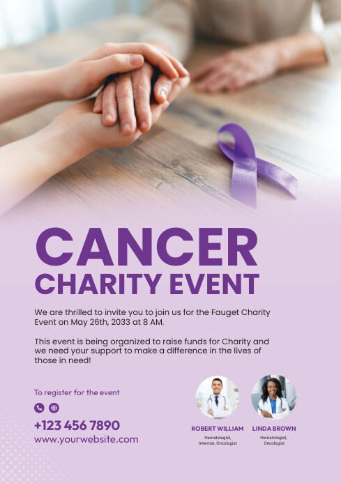 Copy of Breast Cancer Awareness Event Flyer | PosterMyWall