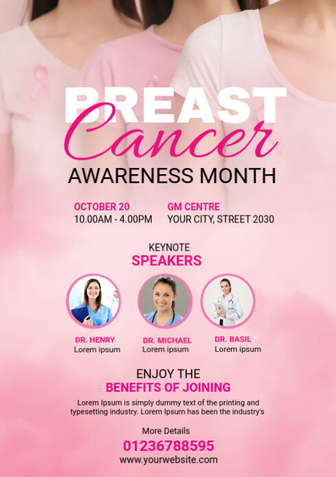 Breast Cancer Awareness Flyer Template | PosterMyWall