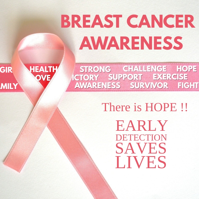 Breast Cancer Awareness Instagram Post Template | PosterMyWall