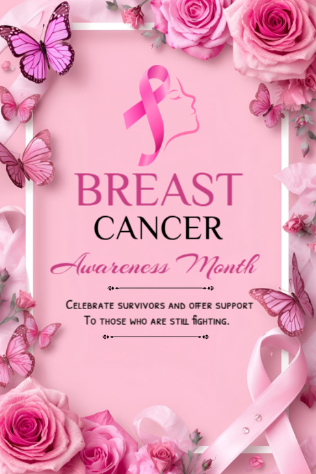 Breast cancer awareness month 2025 Template | PosterMyWall