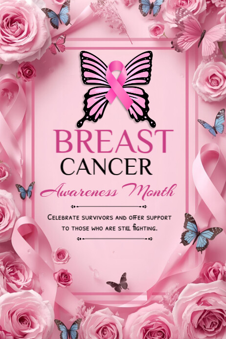 Copy of Breast cancer awareness month 2025 | PosterMyWall
