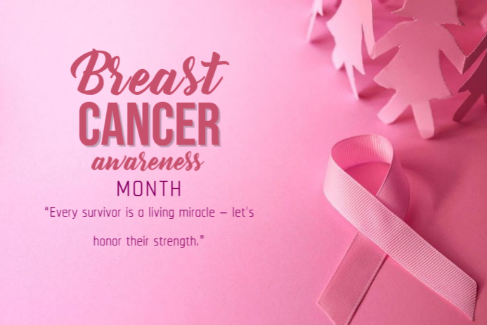 breast cancer awareness month 2025 Template | PosterMyWall