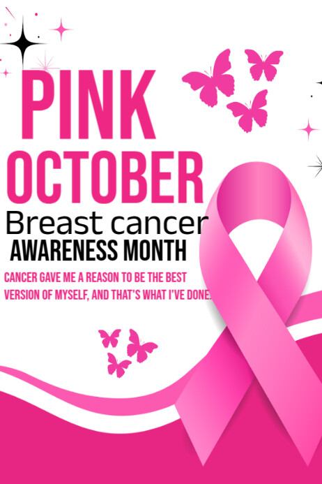 Copy of Breast cancer awareness month 2025 | PosterMyWall