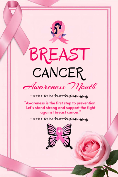 Breast cancer awareness month 2025 Template | PosterMyWall