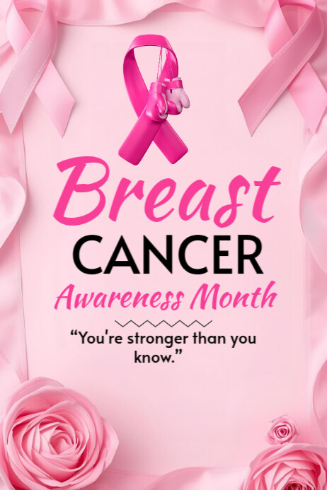Breast cancer awareness month 2025 Template | PosterMyWall