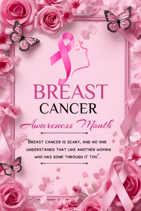Breast cancer awareness month 2025 Template | PosterMyWall