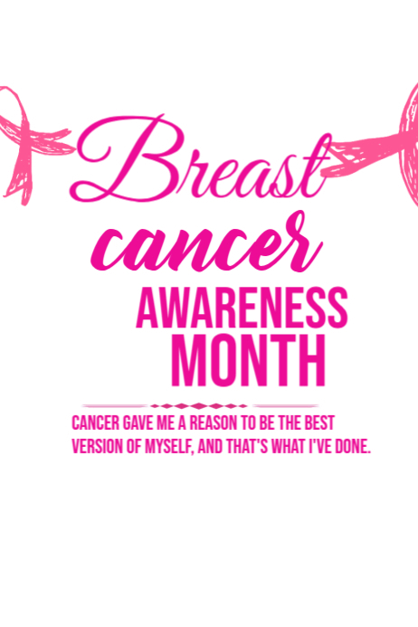 Breast cancer awareness month 2025 Template | PosterMyWall