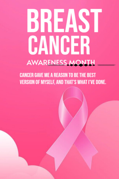 Modèle Breast cancer awareness month 2025 | PosterMyWall