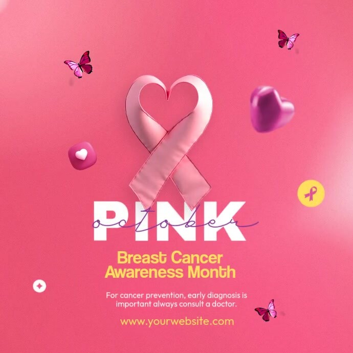 Copy of Breast Cancer Awareness Month Ads | PosterMyWall
