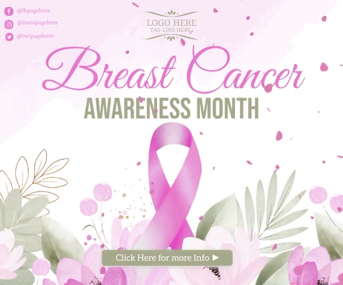Breast Cancer Awareness Month Template | PosterMyWall