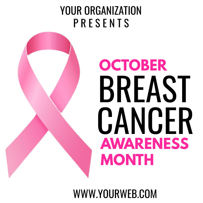 Breast cancer awareness month Template | PosterMyWall