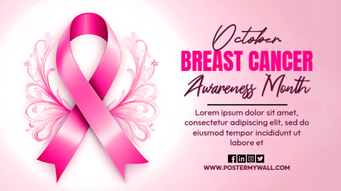 Breast Cancer Awareness Month Template | PosterMyWall