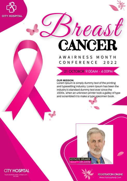 Breast Cancer Awareness month flyer Template | PosterMyWall