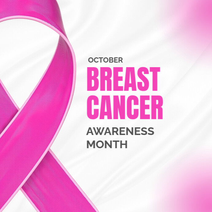 Breast cancer awareness month flyer template | Pink October flyer ...