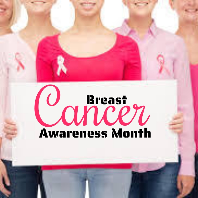 breast cancer awareness month instagram post Template | PosterMyWall