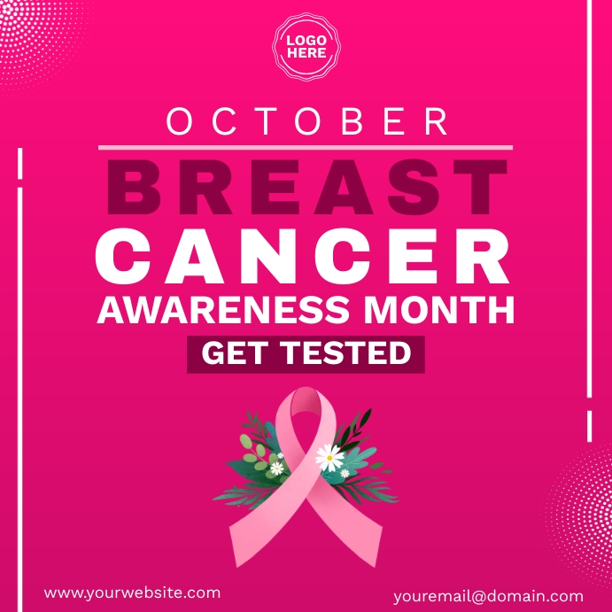 Breast Cancer Awareness Month Instagram Templ Template | PosterMyWall
