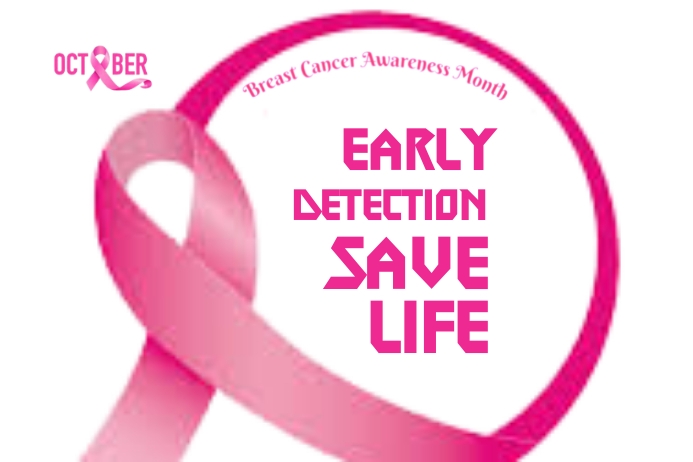 breast cancer awareness month iposter(1) Template | PosterMyWall