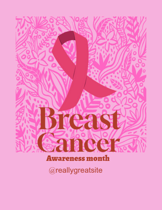 Plantilla de Breast Cancer Awareness month poster design 2024 ...