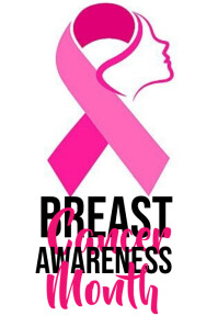 Breast Cancer awareness month Poster Design Template | PosterMyWall