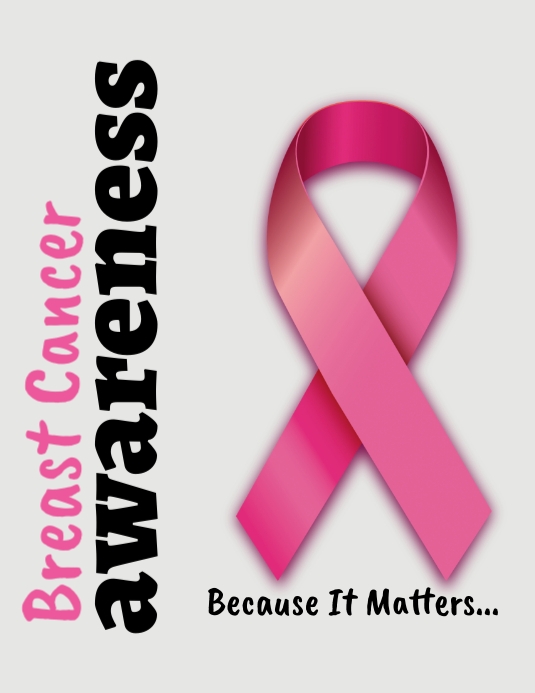 Breast Cancer Awareness Month Poster Template | PosterMyWall