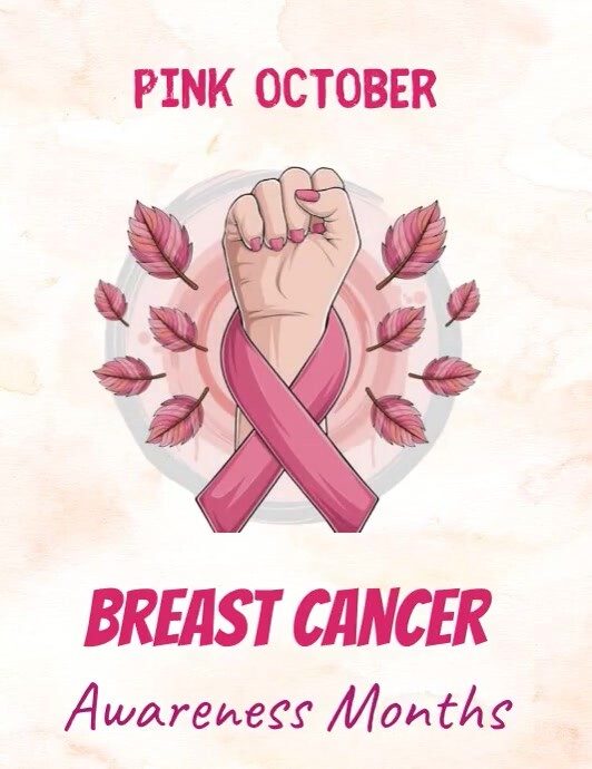 Breast Cancer Awareness Month Session Template | PosterMyWall