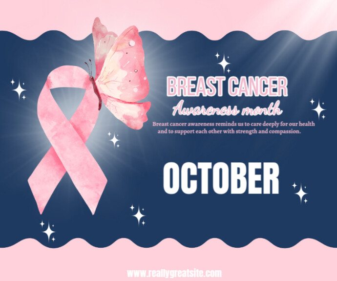 Breast Cancer awareness month template 2025 | PosterMyWall