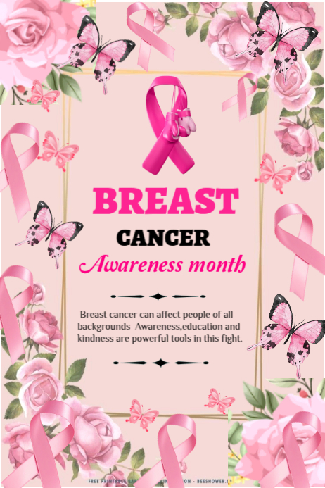Breast cancer awareness month template 2025 | PosterMyWall