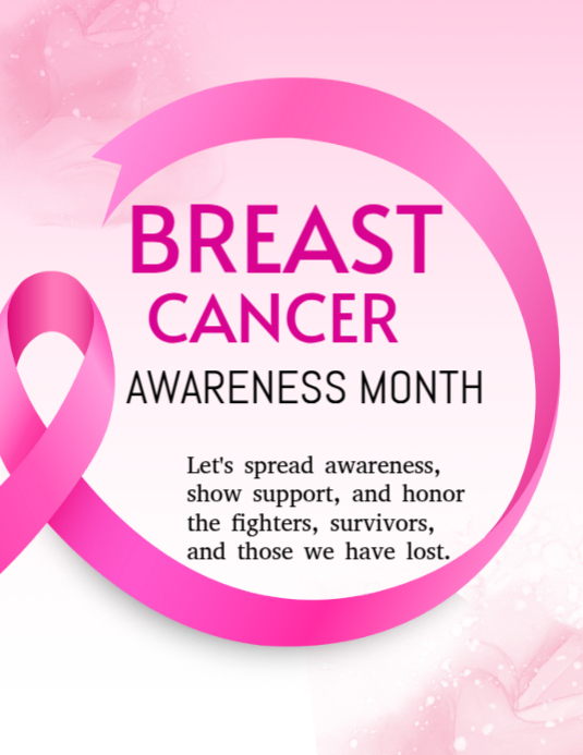 Breast Cancer Awareness Month template 2025 | PosterMyWall