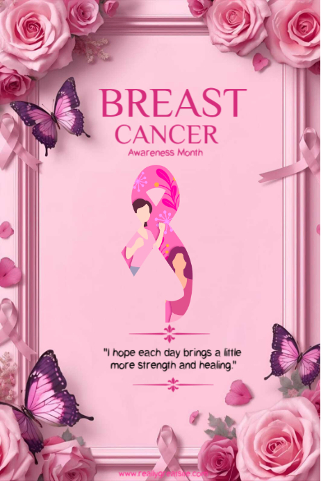 Breast cancer awareness month template 2025 | PosterMyWall