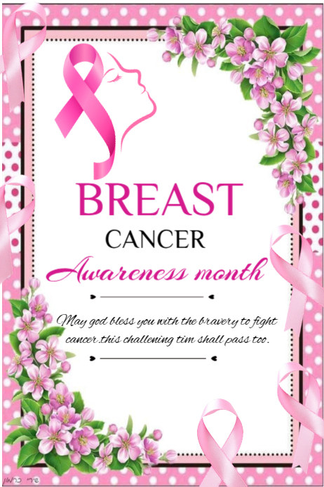 Breast cancer awareness month template 2025 | PosterMyWall