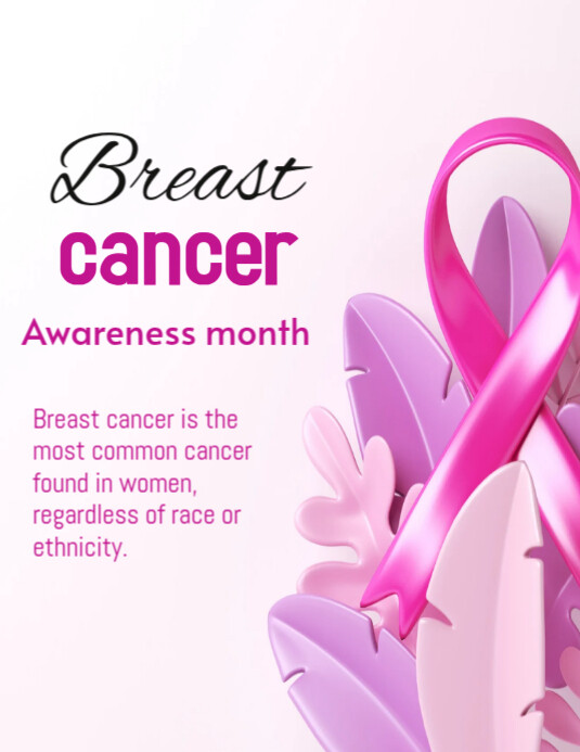 Breast cancer awareness month template 2025 | PosterMyWall