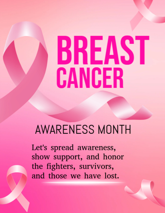 Breast Cancer Awareness Month template 2025 | PosterMyWall