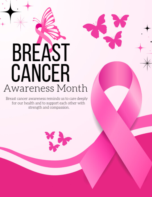 Breast Cancer awareness month template 2025 | PosterMyWall