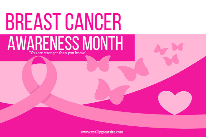 Breast Cancer awareness month template 2025 | PosterMyWall