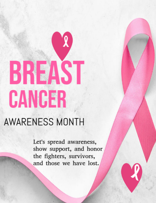 Breast Cancer Awareness Month template 2025 | PosterMyWall