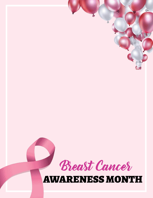 Breast Cancer Awareness Month Template/card F | PosterMyWall