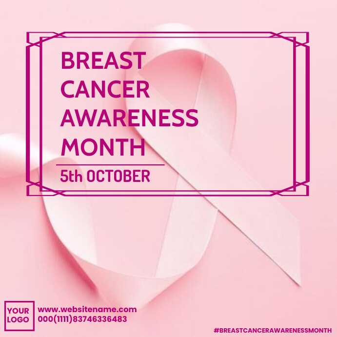 Breast cancer awareness month template | PosterMyWall