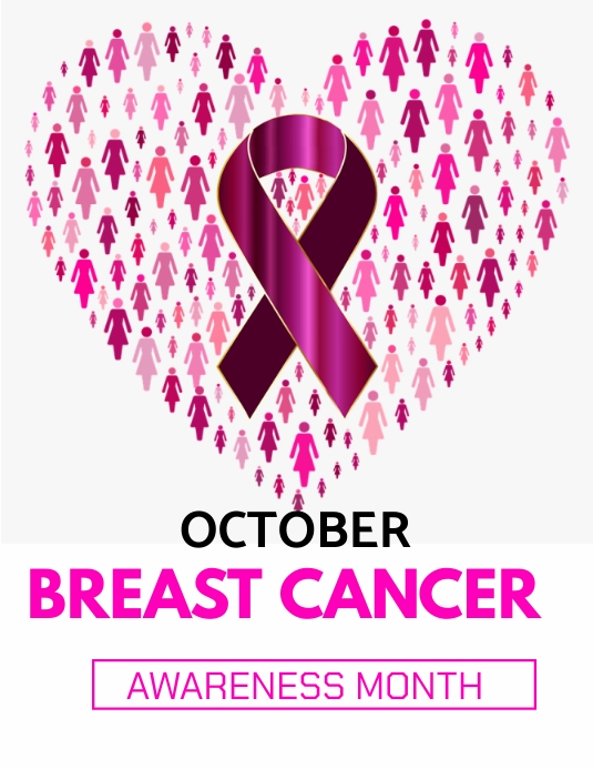 Copy of Breast cancer awareness month Template | PosterMyWall